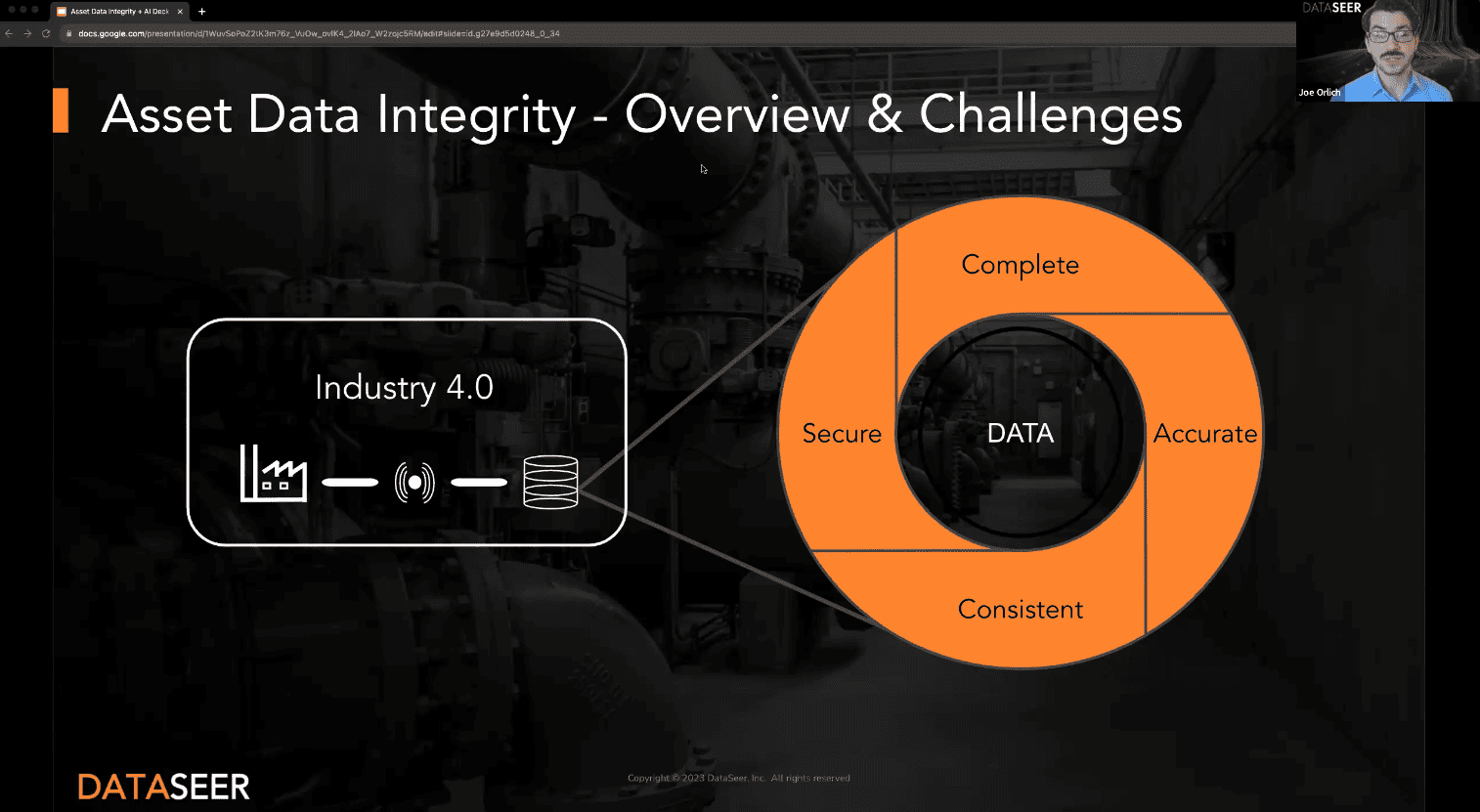 Industrial Asset Data Integrity + AI - Top 3 Takeaways - DataSeer
