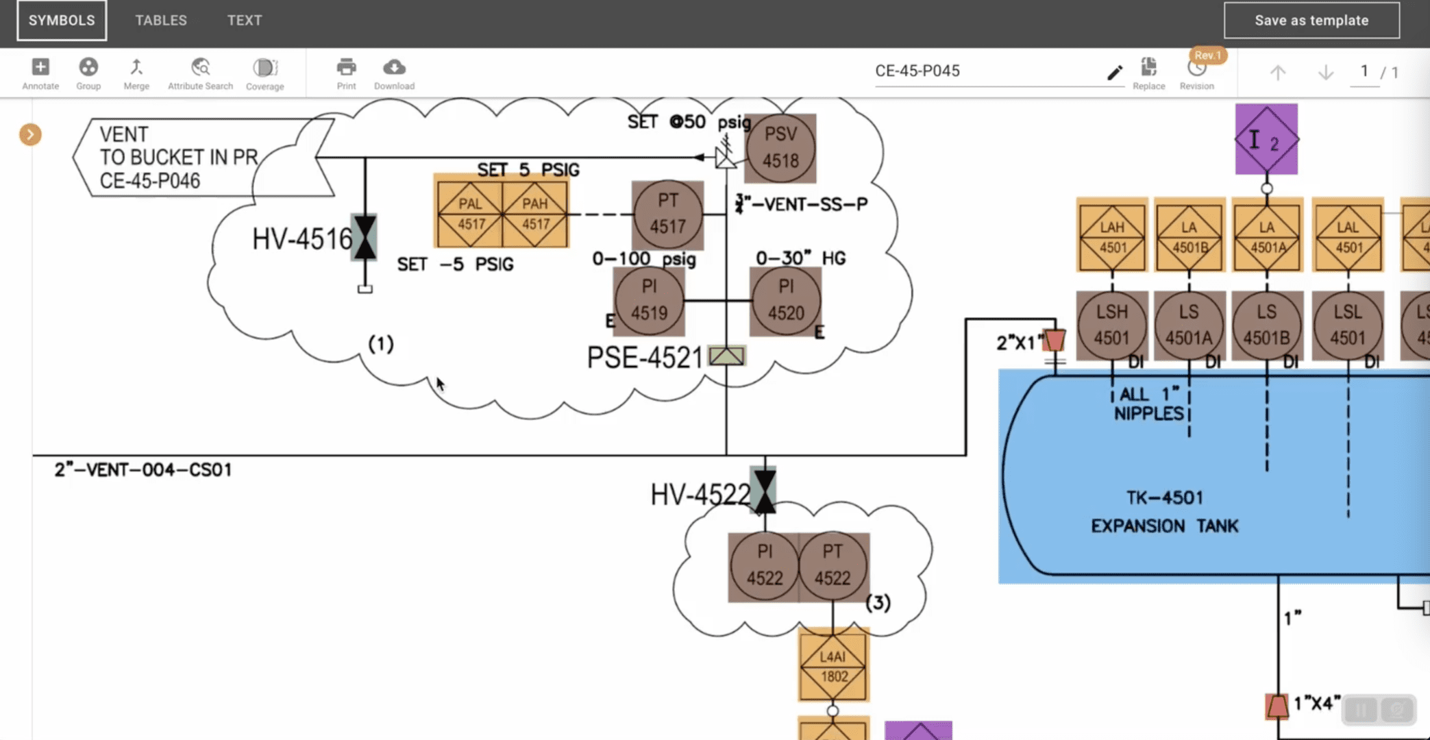 Use Case Extracting Instrument Lists From Pdf Diagrams Dataseer 